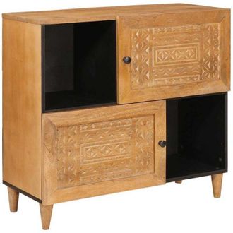 vidaXL Buffet Marron clair 33,5 x 80 x 75 cm vidaXL