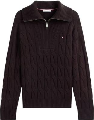 Tommy Hilfiger Pull col zipp&eacute; en laine