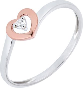 Edenly Ring Kleine Herzen - Diamant 0.03 Karat - 18 Karat