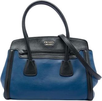 Prada Sac &agrave; main Pre-owned - Femme - Pre-owned - Bleu - Taille: ONE Size