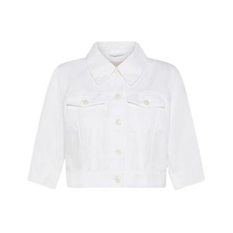 Seventy Giacca in misto lino - - Jackets - Damen - Wei&szlig; - 2XS