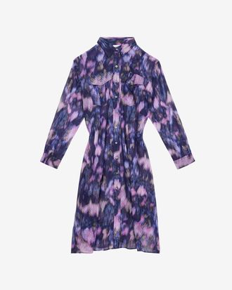 Isabel Marant Robe Eliane - Femme - Violet-lilas - Taille 36 - Marant &Eacute;toile