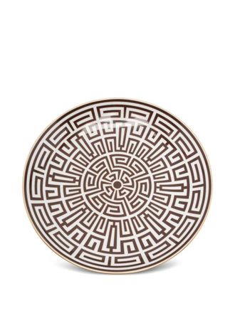 Ginori 1735 assiette ronde Labirinto - Marron