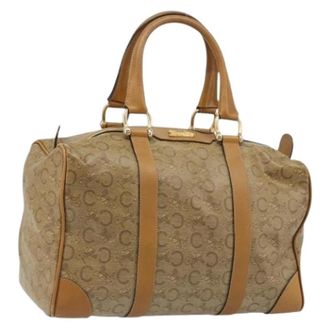 Celine Sac &agrave; main Pre-owned en toile Macadam - Femme - Pre-owned - Beige - Taille: ONE Size