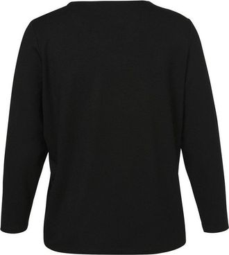 Via Appia Due Sweatshirt (1-tlg) mit silbernen, aufgen&auml;hten Pailletten