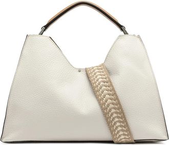 Gianni Chiarini Femme, Sacs, Beige, Taille: ONE Size Double Grana Maxi Leather Bag