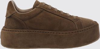 Casadei Wildleder-Plateau-Sneaker mit Logo an der Ferse