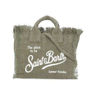 Saint Barth Femme, Sacs, Vert, Taille: ONE Size Sac Colette en lin