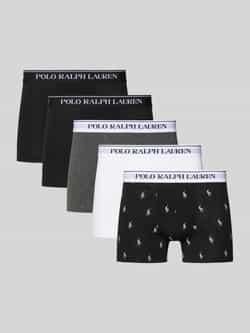 Ralph Lauren Skinny Fit Trunks aus Baumwoll-Mix im 5er Pack