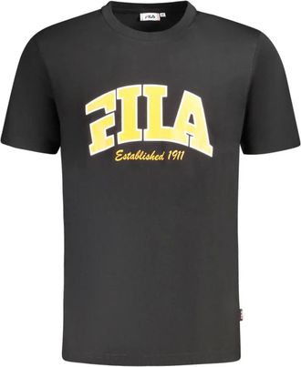 Fila Homme, Sport, Noir, Taille: L Lanaken Regular Graphic Tee