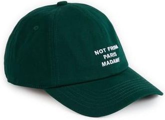 Dr&ocirc;le de Monsieur Casquette Slogan brod&eacute;e