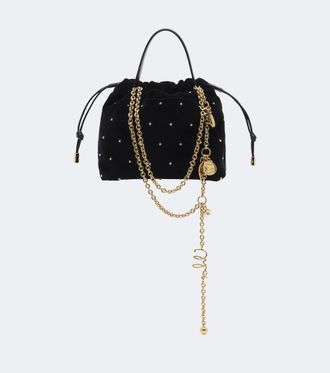 Chlo&eacute; Chlo&eacute; Sac port&eacute; &eacute;paule Icons Mini en velours