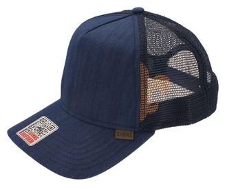 Djinns Linen 2014 (navy) - High Fitted Trucker Cap