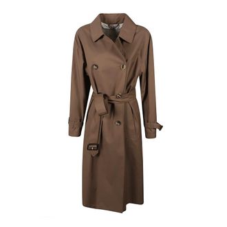 Max Mara Trench coat Antonia ceintur&eacute; - Femme - Manteaux - Brun - Taille: 38 FR