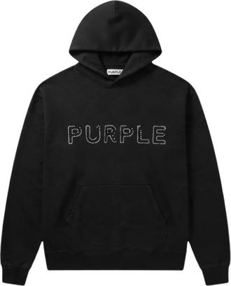Purple SweaT-shirt &agrave; logo clout&eacute; - Homme - Sweatshirts et sweats &agrave; capuche - Noir - Taille: L