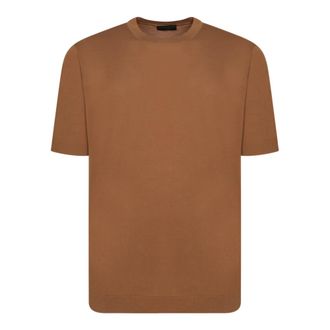 Dell'Oglio T-Shirts - - Tops - Herren - Braun - XL