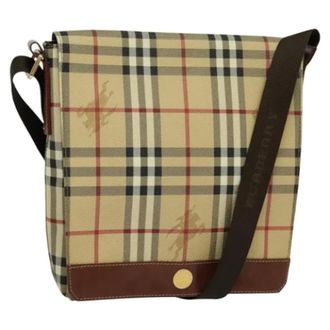 Burberry Pre-owned Cuir sacs-ports-paule - Femme - Pre-owned - Beige - Taille: ONE Size