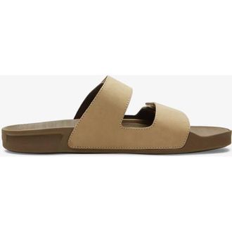 Quiksilver Herren Badesandalen RIVI LTHRSLDADJ M SNDL