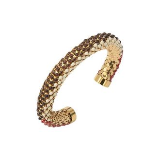 Isabel Marant Bracelet jonc Doria effet tress&eacute;