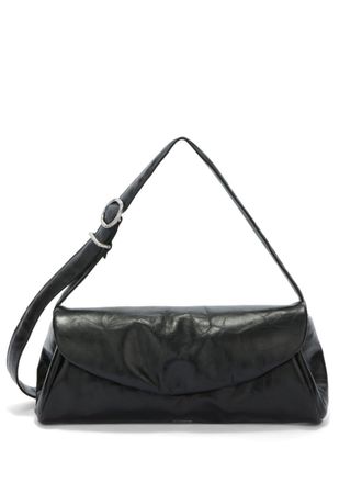 Jil Sander sac Cannolo Grande en cuir - Noir