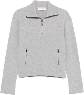 Victoria Beckham Femme, Pulls, Gris, Taille: 40 FR Pull zipp&eacute;