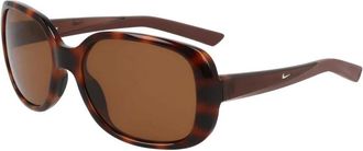 Nike Femme, Accessoires, Brun, Taille: ONE Size Lunettes de soleil &agrave; monture inject&eacute;e avec verres d&eacute;grad&eacute;s