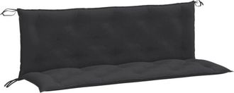 vidaXL Vidaxl - Gartenbank-Auflagen 2 Stk. Melange Anthrazit 150x50x7 cm Stoff