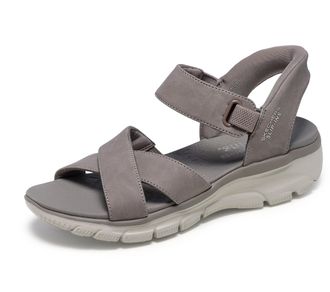Skechers EASY GOING-SOMEWHERE SUNNY Sandale, Schlupfschuh, Plateausandale mit Slip-ins Funktion