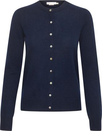 Inwear Femme, Pulls, Bleu, Taille: 38/40 FR LukkaIW Cardigan