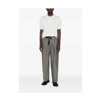 STUDIO NICHOLSON Homme, Pantalons, Gris, Taille: M Noam Wide Pantalons