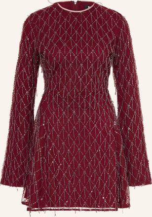 Rotate Rotate Mesh-Kleid Mit Pailletten Und Schmuckperlen rot