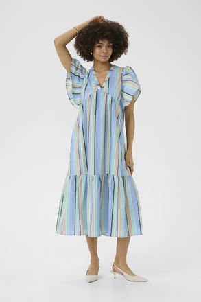 Culture Kleid A-shape blue multi