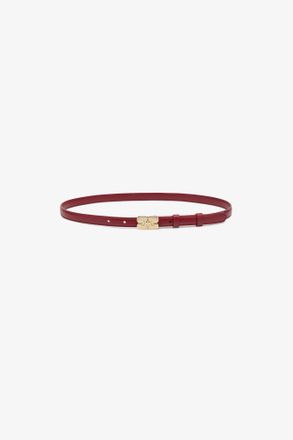 Ganni Ceinture fine Kat rouge Dahlia