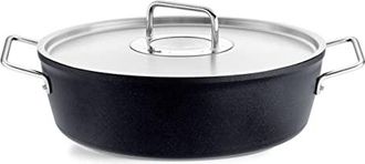 FISSLER Adamant/Aluminium-Br&auml;ter (&Oslash; 28 cm, 4,3L) Bratentopf-beschichtet mit Metall-Deckel, antihaftend - Induktion