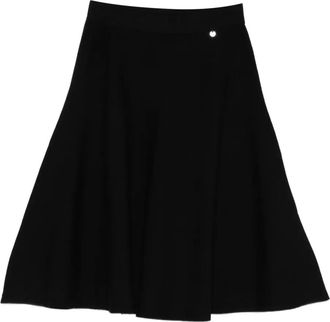 Liu Jo jupe mi-longue à breloque logo - Noir