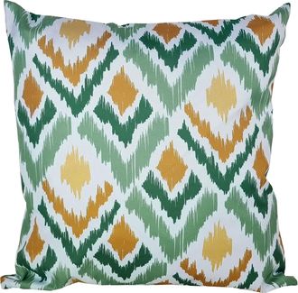 JACK 45x45cm Motiv Outdoor Lounge Kissen Dekokissen inkl. XXL-Füllung Wasserabweisend Sitzkissen Garten Stuhl Lotus Effekt, Farbe:Abstrakt Grün