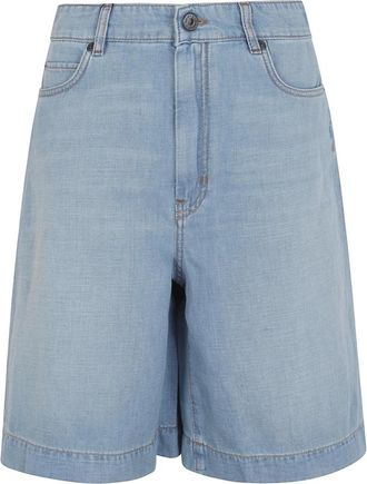 Max Mara Femme, Shorts, Bleu, Taille: 36 FR Ozono Bermuda