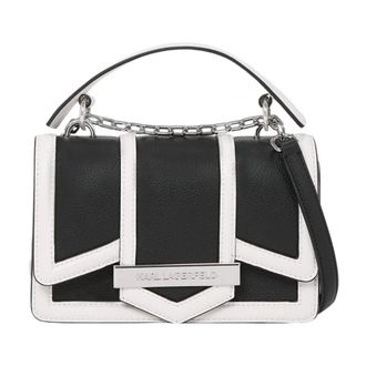Karl Lagerfeld Schultertasche Essentials A4W30277 Schwarz - - Bags - Damen - Schwarzk - ONE SIZE