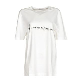Ann Demeulemeester Standard Fit T-Shirt - - Tops - Damen - Wei&szlig; - L