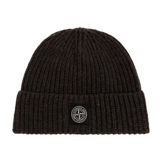 Stone Island Leichte RWS Geelong Wollm&uuml;tze - - Accessories - Herren - Braun - ONE SIZE