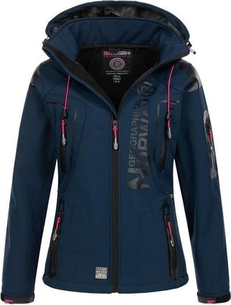 Geographical Norway Softshelljacke Damen &Uuml;bergangsjacke Softshell Jacke Fr&uuml;hlings Jacke Regenjacke