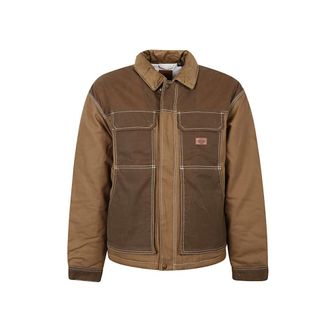 Dickies Lucas Wachstasche Frontjacke - - Jackets - Herren - Beige - L