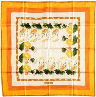 Gucci Foulard en soie Vintage Pre-owned - Femme - Pre-owned - Multicolore - Taille: ONE Size