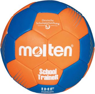Molten SchoolTraineR Handball, Orange/Blue, 0