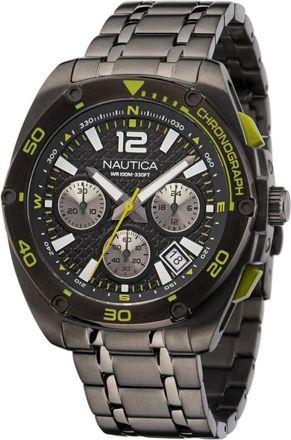 Nautica Homme, Accessoires, Noir, Taille: ONE Size Montre Chronographe