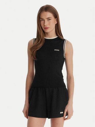 Guess Top V6GR02 Z0723 Schwarz Regular Fit
