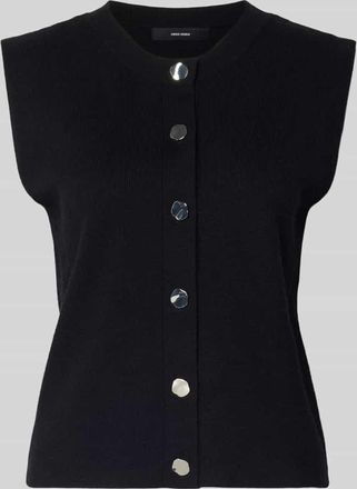 Vero Moda Regular Fit Strickjacke aus Viskose-Mix Modell GOLD