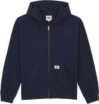 Dickies Homme, Sweatshirts et sweats &agrave; capuche, Bleu, Taille: M Mineral FZ Sweat &agrave; capuche