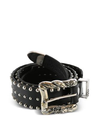 Enfants Riches Deprimes ceinture &agrave; d&eacute;tails de clous - Noir