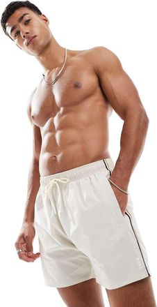 HUGO BOSS BOSS - Iconic - Short de bain - Blanc